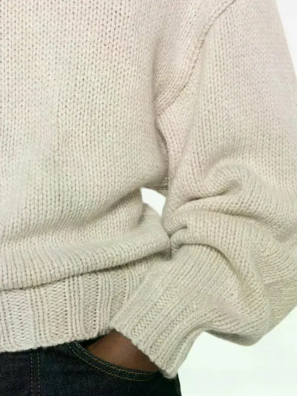 Khaite Gemma Ribbed-knit Sweater - Grey