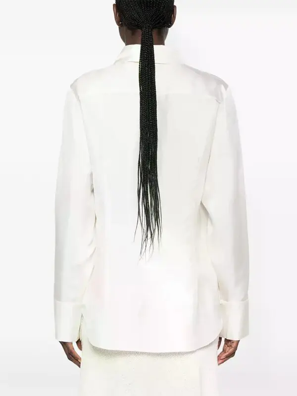 RÓHE Silk Long-sleeve Shirt