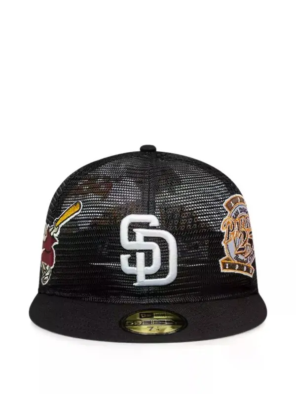 New Era 59fifty Logo-patch Mesh Cap