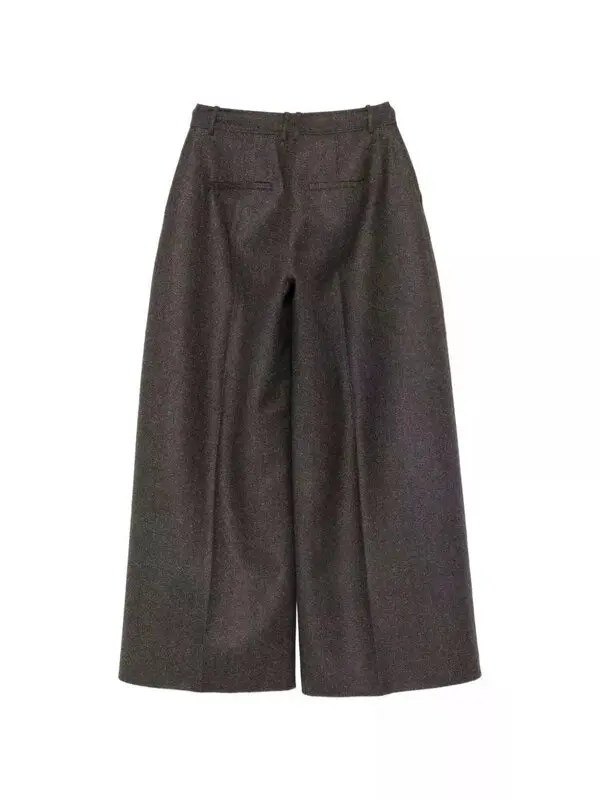 RUOHAN Basalt Elen Pleated Wide-leg Trousers