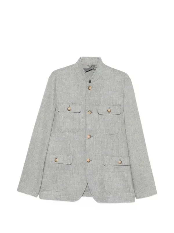 GRAN SASSO Button-up Wool Jacket