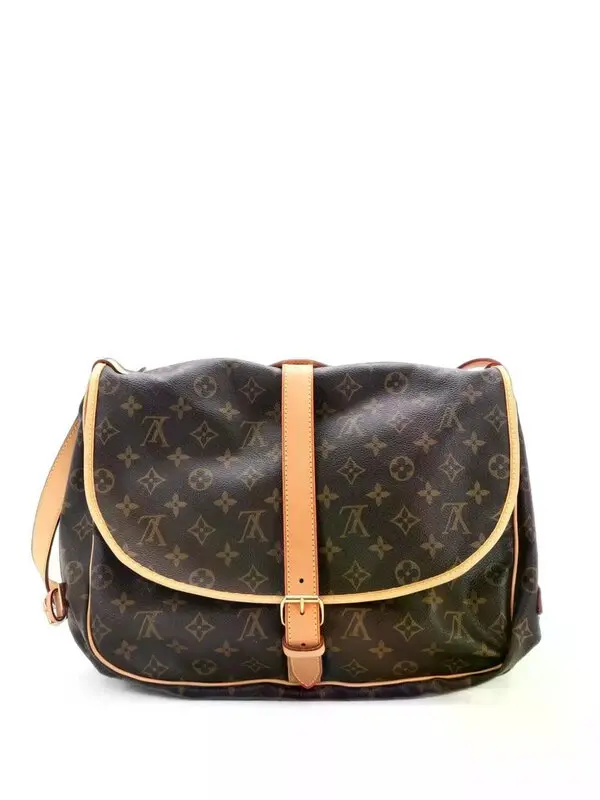 LOUIS VUITTON Monogram Canvas Saumur Crossbody Bag