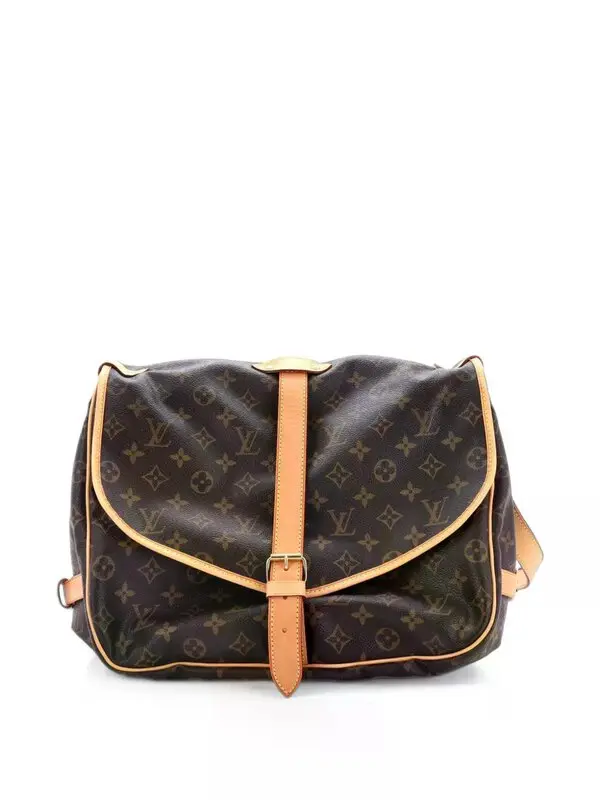 LOUIS VUITTON Monogram Canvas Saumur Crossbody Bag