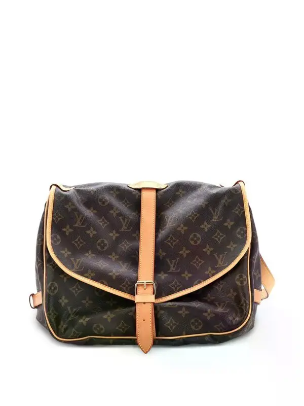 LOUIS VUITTON Monogram Canvas Saumur Crossbody Bag