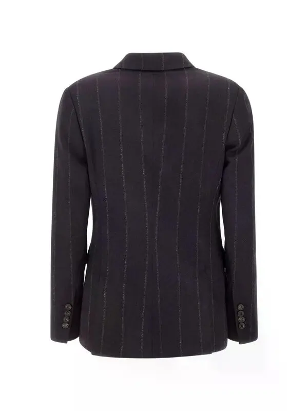 Eleventy Pinstripe Double-breasted Blazer