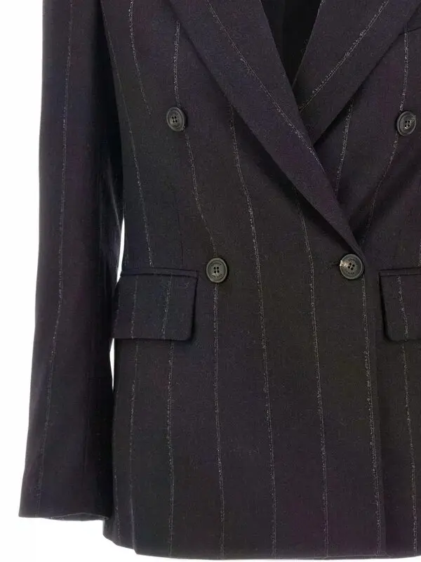 Eleventy Pinstripe Double-breasted Blazer