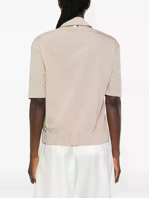 Herno Elasticated-hem Short-sleeve Shirt