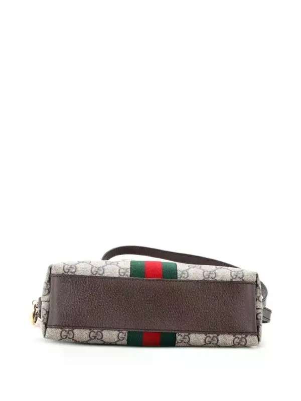 Gucci Ophidia Dome Gg Coated Canvas Small Shoulder Bag