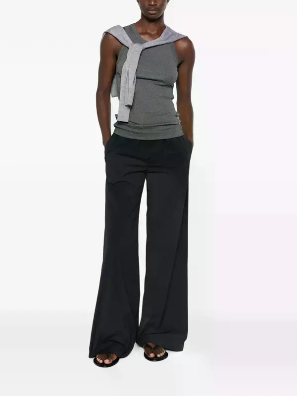 Herno Elasticated Wide-leg Trousers