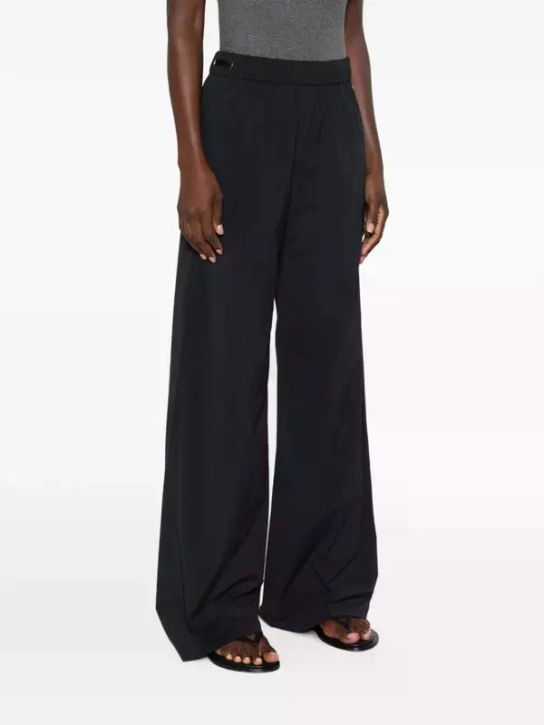 Herno Elasticated Wide-leg Trousers