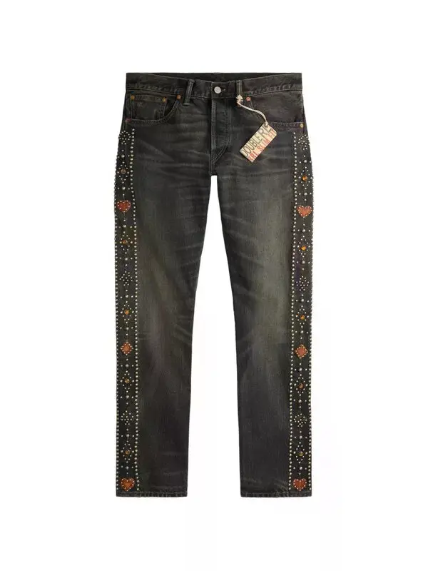 Ralph Lauren Stud-embellished Slim Fit Jeans