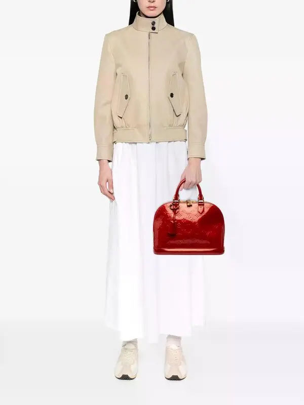 LOUIS VUITTON 2007-2015 Monogram Vernis Alma Pm Handbag - Red