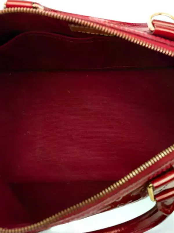 LOUIS VUITTON 2007-2015 Monogram Vernis Alma Pm Handbag - Red