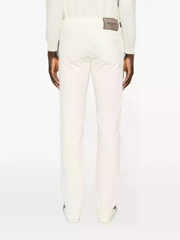 Jacob Cohen Bard Logo-patch Straight-leg Trousers