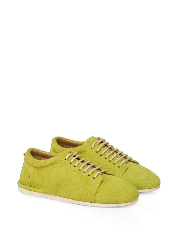 Marsèll Sancrespella Suede Lace-up Derby Shoes - Green