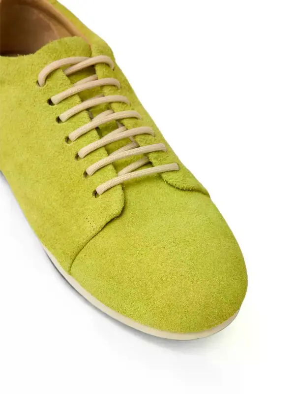 Marsèll Sancrespella Suede Lace-up Derby Shoes - Green