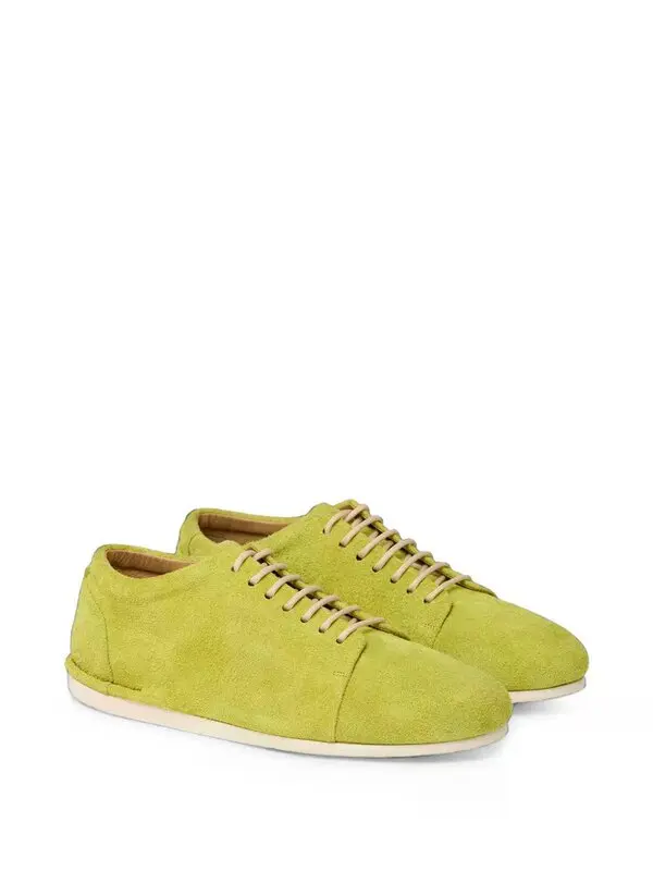 Marsèll Sancrespella Suede Lace-up Derby Shoes - Green