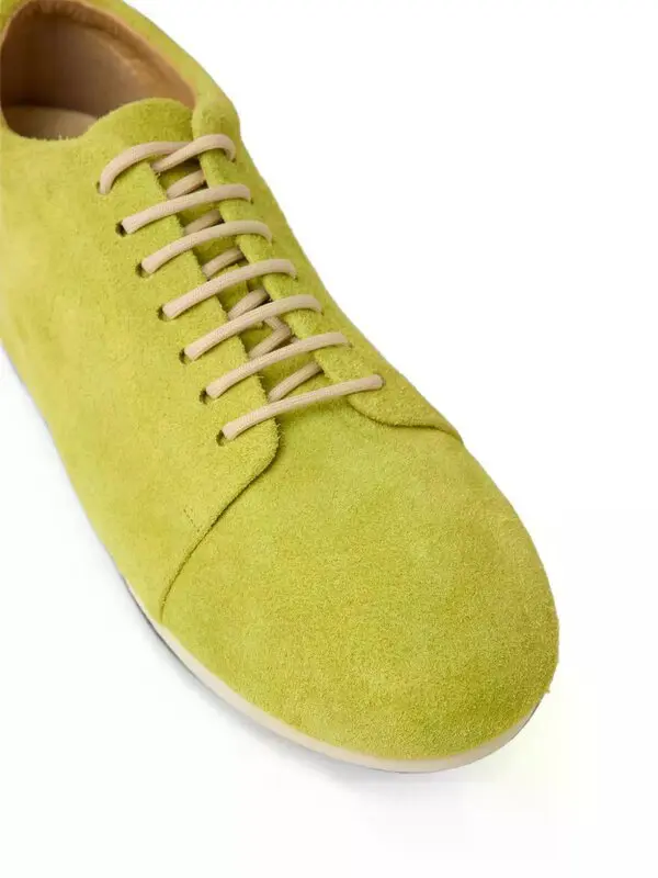 Marsèll Sancrespella Suede Lace-up Derby Shoes - Green