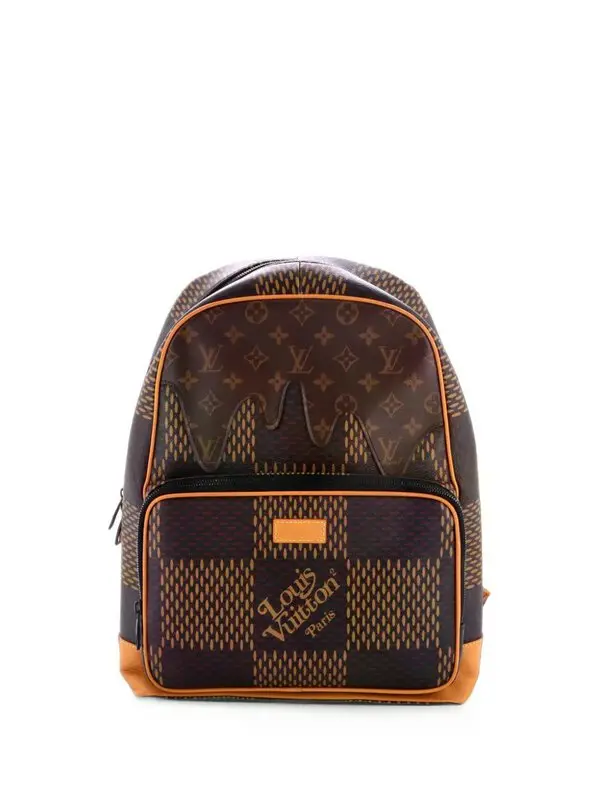 LOUIS VUITTON Nigo Campus Limited Edition Giant Damier And Monogram Canvas Backpack