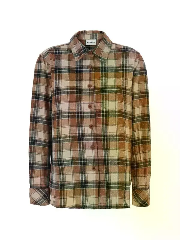 P.a.r.o.s.h Checked Sequin-embellished Shirt