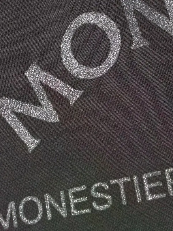 Moncler 2010s Glitter-logo Hoodie