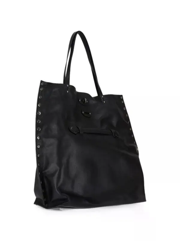 ZANELLATO Stud-embellished Leather Tote Bag