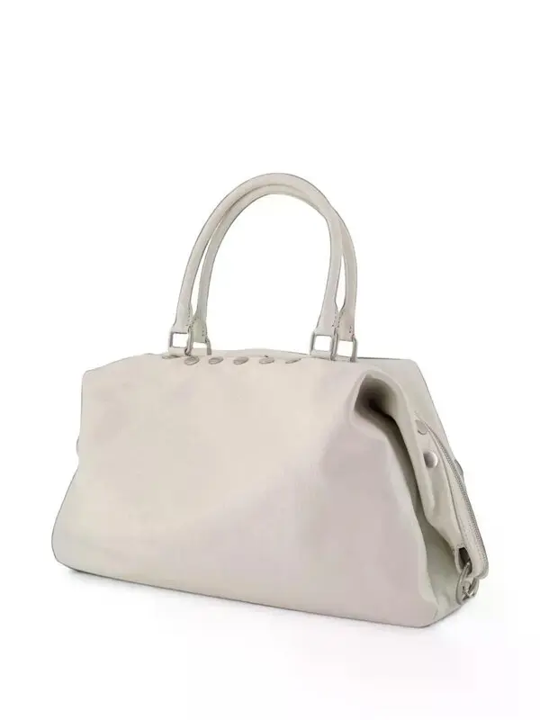 MARGESHERWOOD Studded Dumpling Handheld Clutch Bag