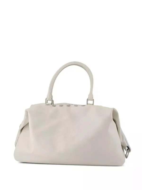 MARGESHERWOOD Studded Dumpling Handheld Clutch Bag - Neutrals