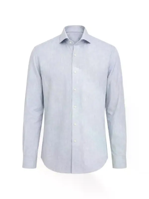 XACUS Button-fastening Long-sleeve Shirt