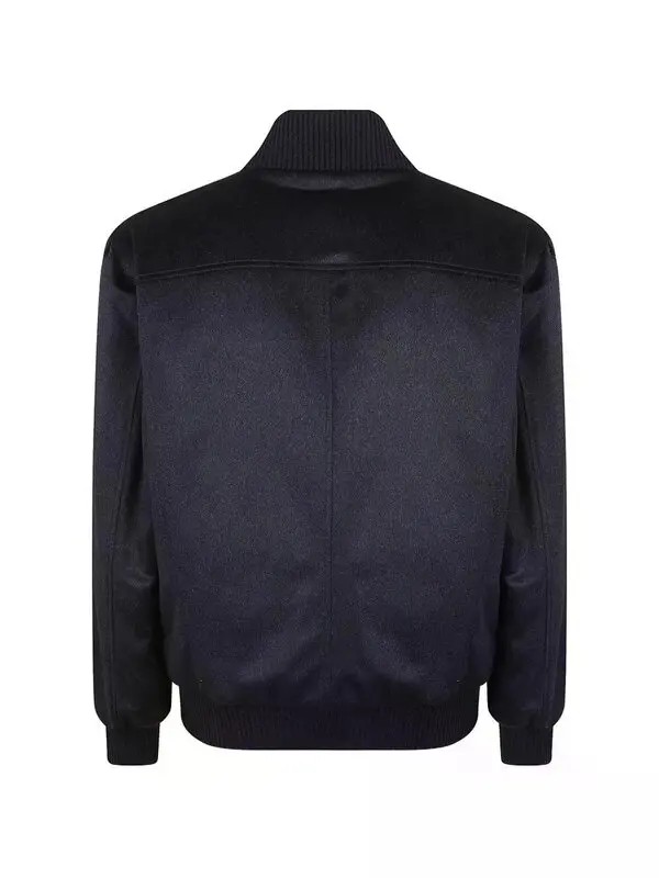 BARBA NAPOLI Button-up Bomber Jacket