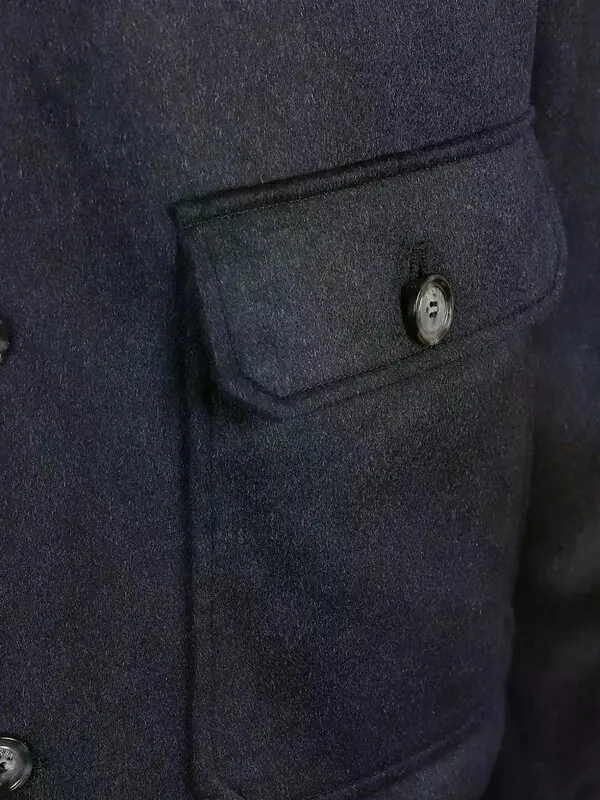 BARBA NAPOLI Button-up Bomber Jacket