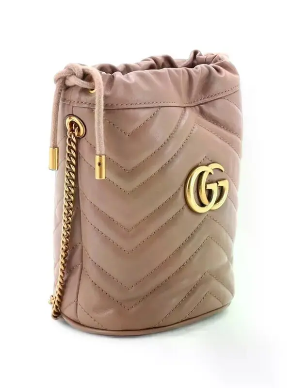 Gucci Gg Marmont Matelasse Leather Mini Bucket Bag