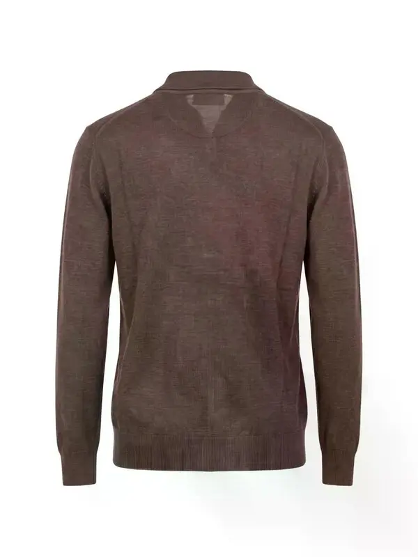 Altea Button-fastening Long-sleeve Polo Shirt