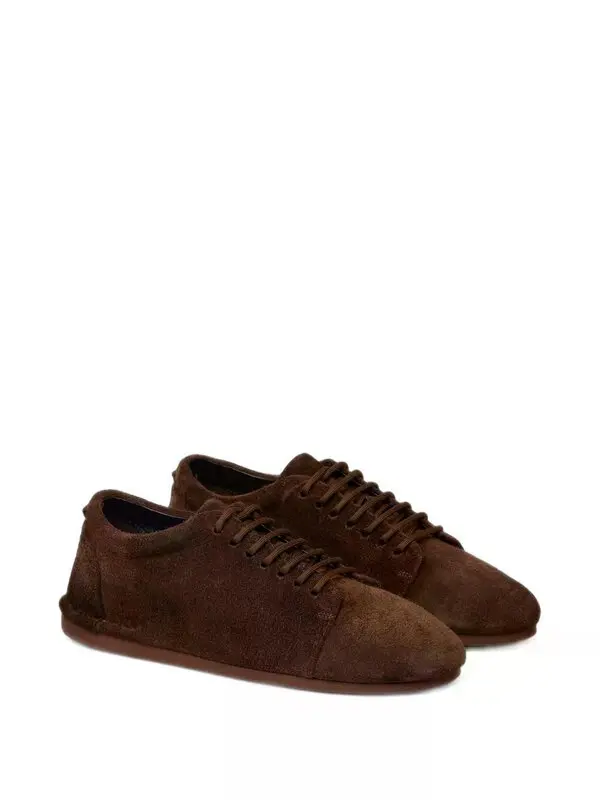Marsèll Sancrespella Suede Derby Shoes - Brown
