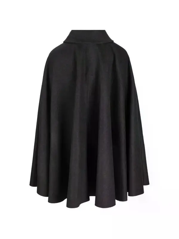 IL TABARRO Peter Pan-collar Flared Cape