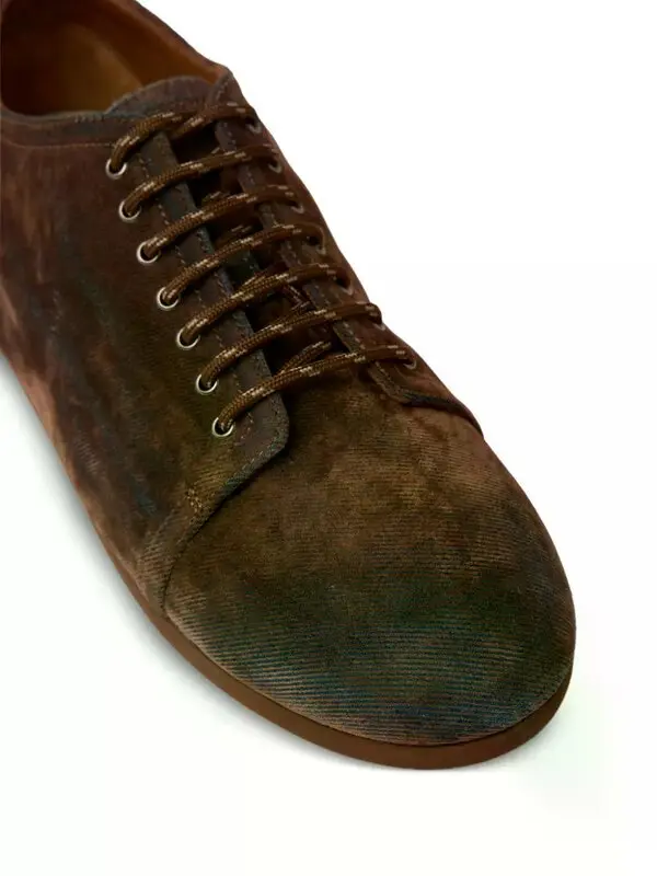 Marsèll Sancrespella Distressed-effect Lace-up Derby Shoes