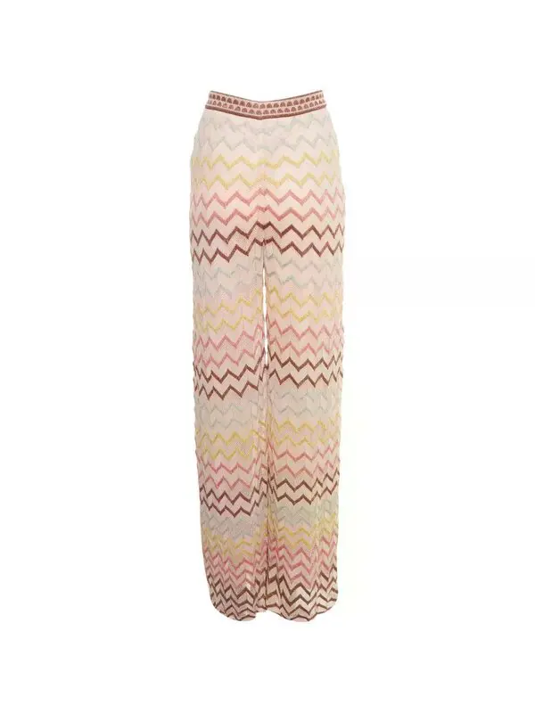 Missoni Pointelle-knit Wide-leg Trousers