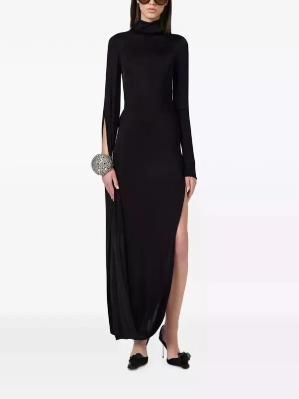Giuseppe Di Morabito High-neck Side-slit Maxi Dress