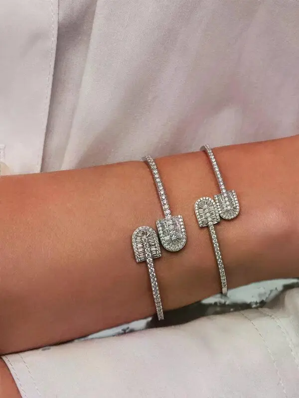 U LOS ANGELES U Duo Diamond Bangle