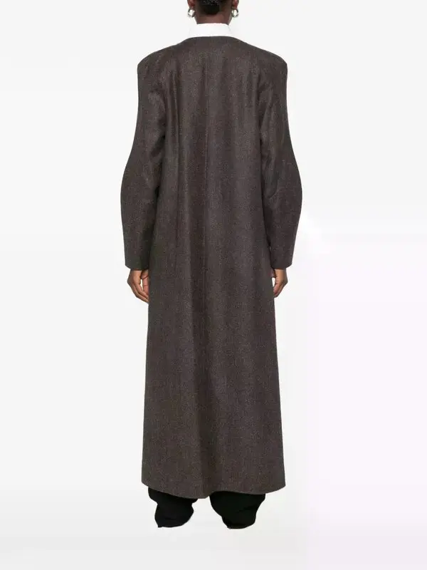 RUOHAN Perim Notched-lapels Open-front Coat