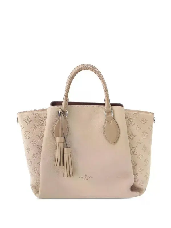 LOUIS VUITTON Monogram Mahina Haumea Satchel - Neutrals