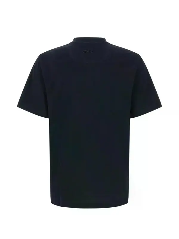 Brioni Embroidered-logo T-shirt