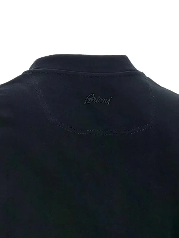 Brioni Embroidered-logo T-shirt