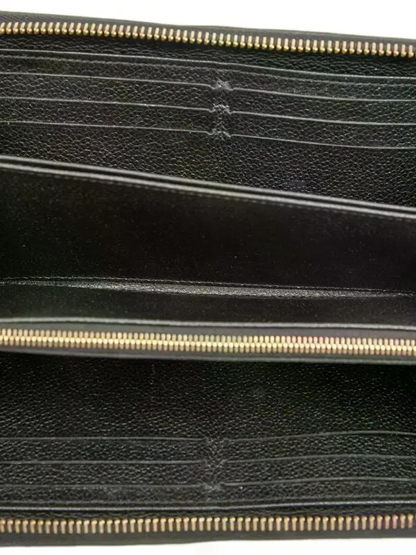 LOUIS VUITTON 2017 Monogram Empreinte Whipstitch Zippy Wallet Long Wallets