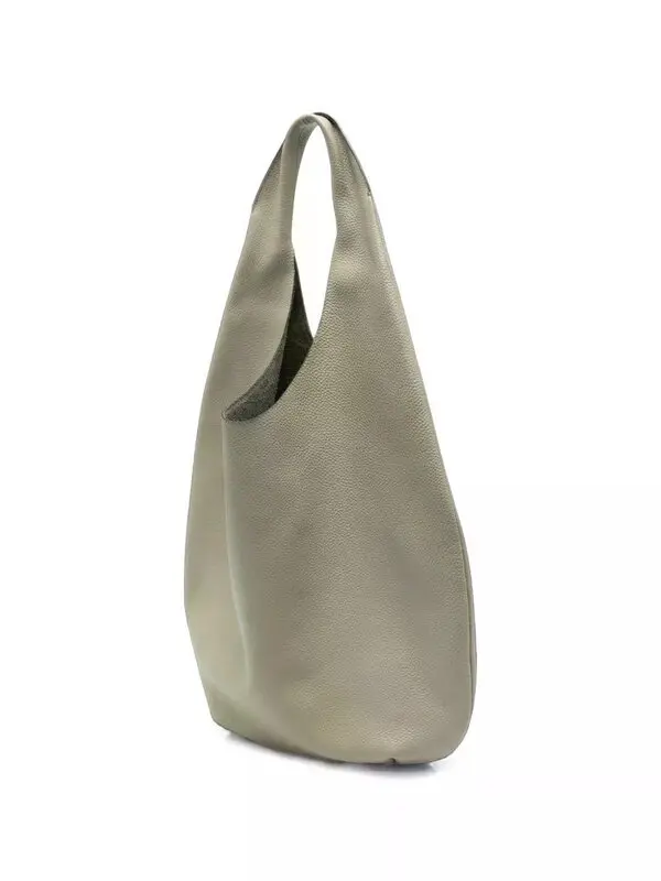 A.p.c. Virginie Pebbled-leather Shoulder Bag - Green