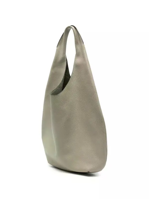 A.p.c. Virginie Pebbled-leather Shoulder Bag - Green