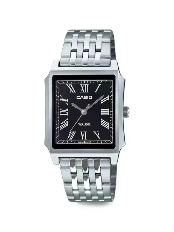 Casio Roman Numeral Square 33mm Watch - Black
