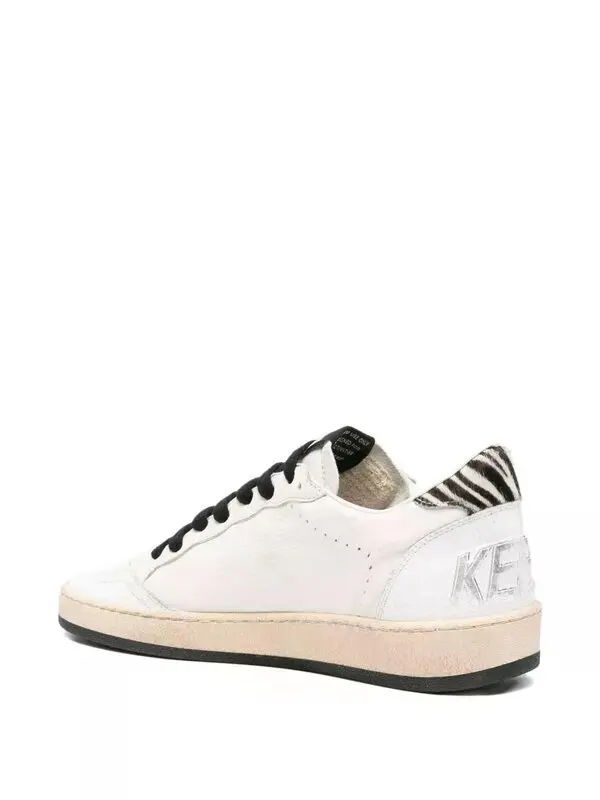 GOLDEN GOOSE Ballstar Zebra-print Sneakers