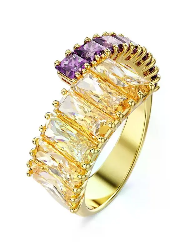 SWAROVSKI Matrix Crystal-embellished Baguette-cut Ring