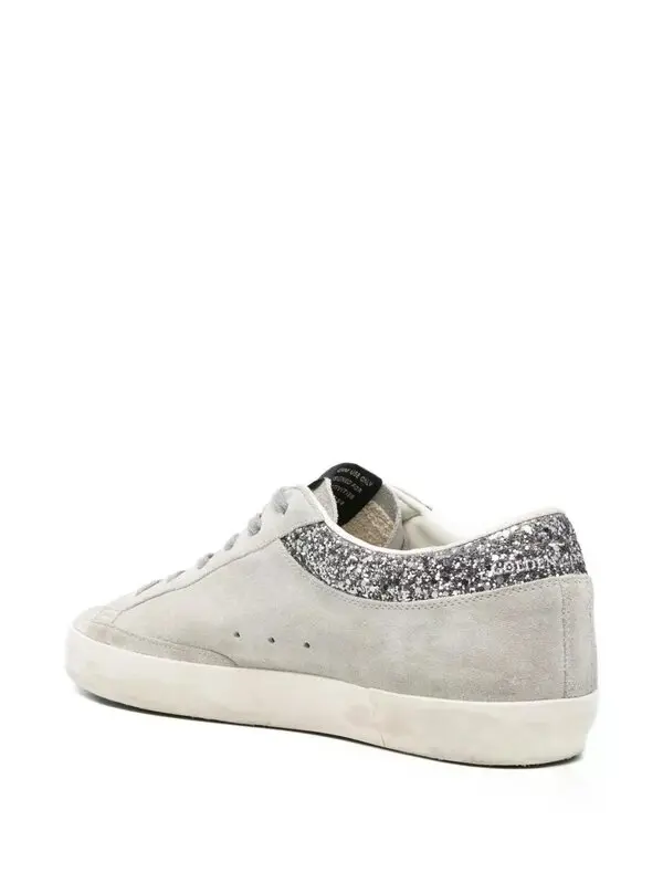 GOLDEN GOOSE Glitter-embellished Superstar Sneakers